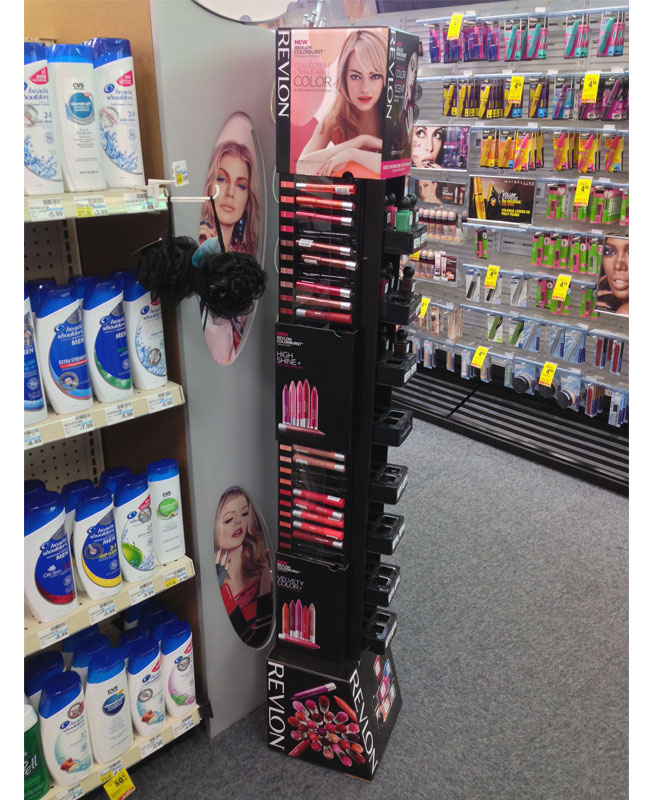 Popon | Image Gallery | Revlon New Colorburst Tower Display