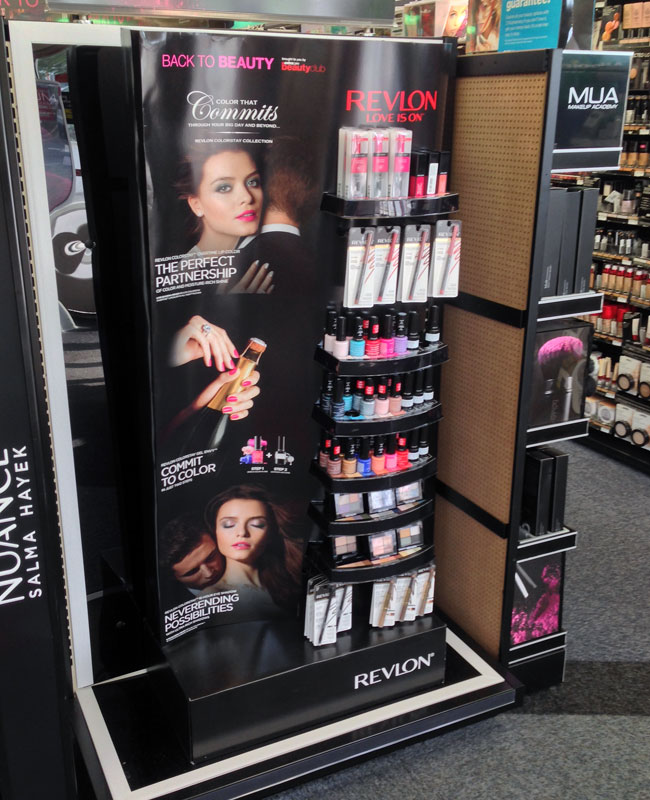Popon | Image Gallery | Revlon Back To Beauty End Cap Display