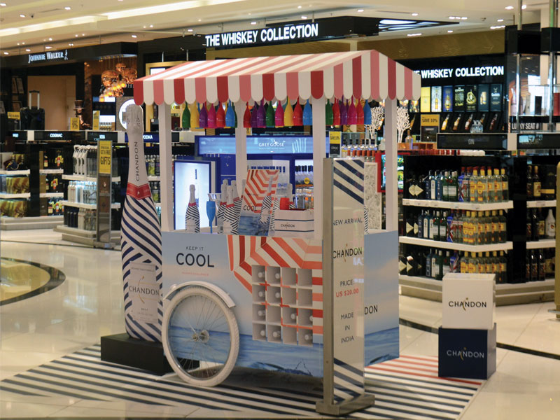 Popon | Image Gallery | Chandon Keep It Cool Cart Display