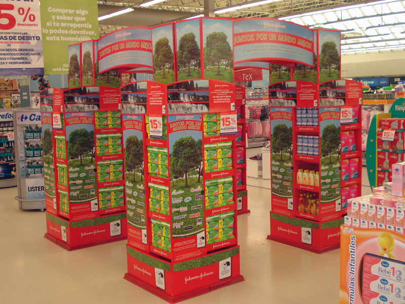 Popon | Image Gallery | Johnson and Johnson Mega Floor Displays