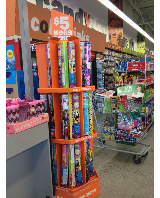 Popon | Image Gallery | Five Below Mega Candy Floor Display