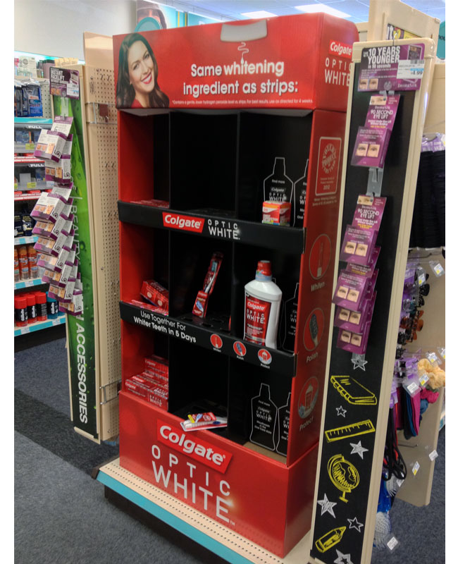 Popon | Image Gallery | Colgate Same Whitening End Cap Display