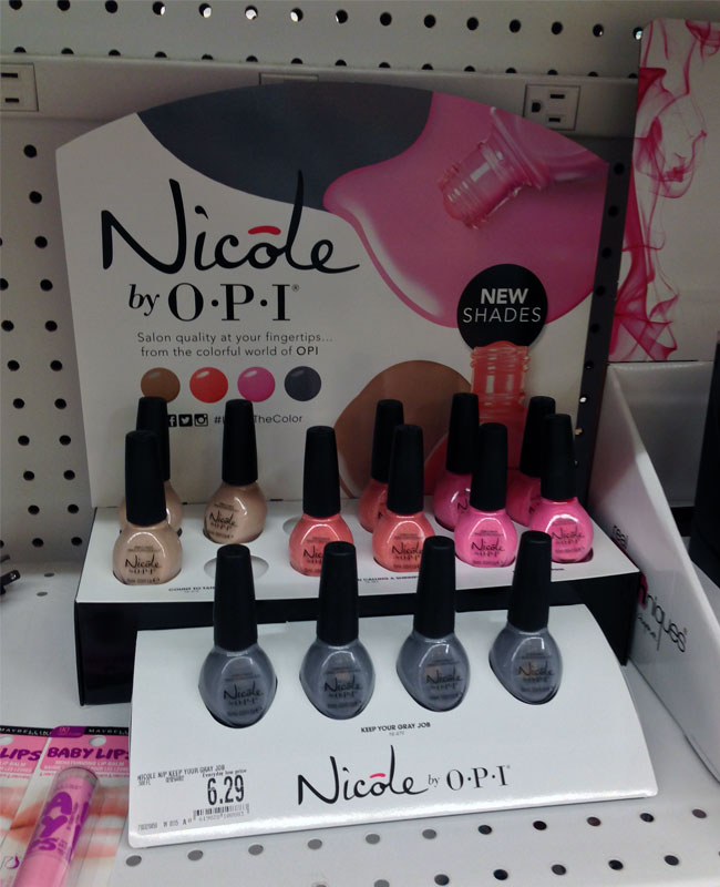Popon | Image Gallery | Nicole OPI New Shades Salon Quality Shelf Display