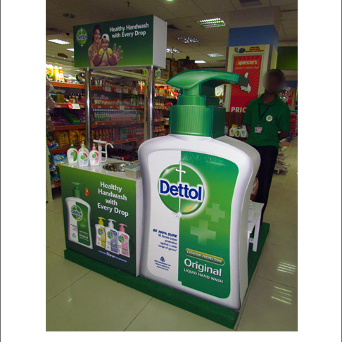 Popon | Image Gallery | Dettol In Store Demo Display