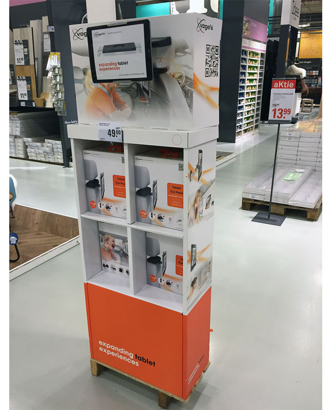 Popon | Image Gallery | Vogel's Quarter Pallet Display