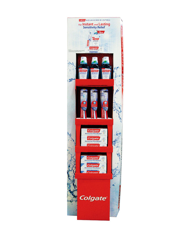 Popon | Image Gallery | Colgate Instant And Lasting Floor Display