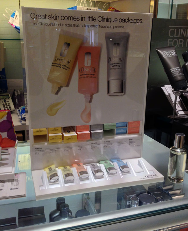 Popon | Image Gallery | Clinique Great Skin Counter Display
