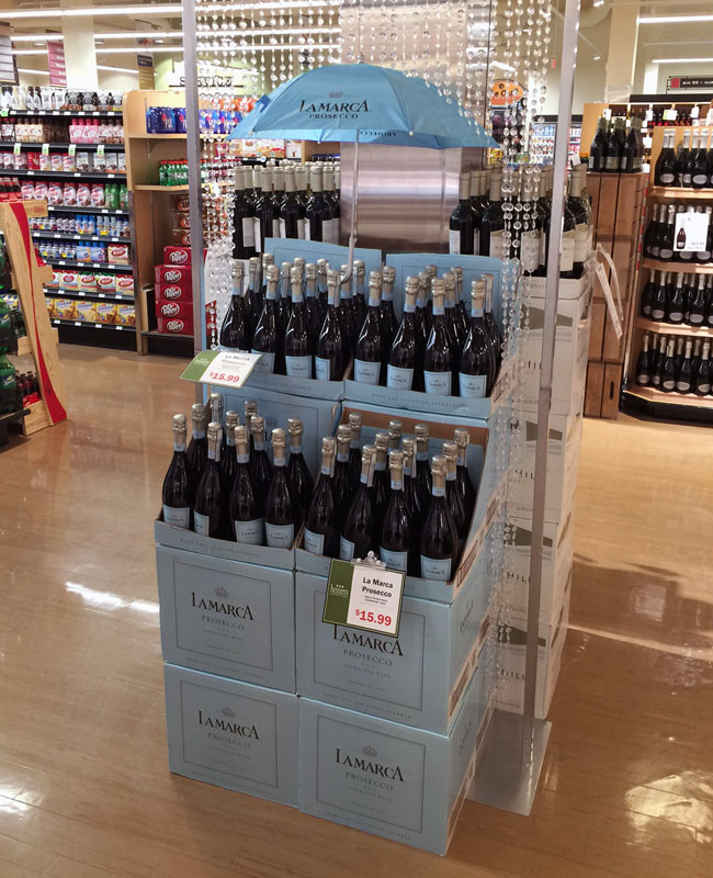 Popon | Image Gallery | Lamarca Prosecco Stacker Floor Display