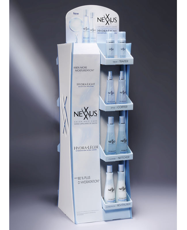 Popon | Image Gallery | Nexxus Hydra Light Floor Display