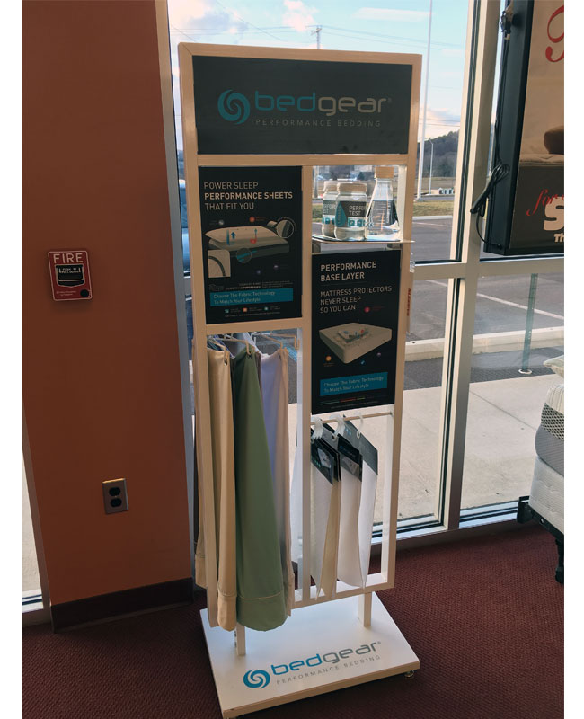 Popon | Image Gallery | Bedgear Demo Floor Display
