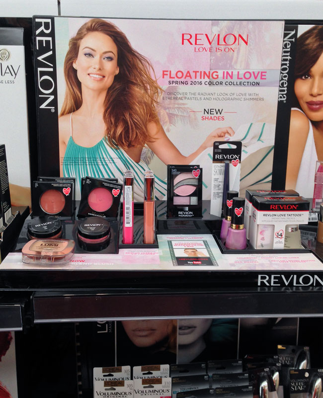 Popon | Image Gallery | Revlon Floating In Love 2016 Shelf Display