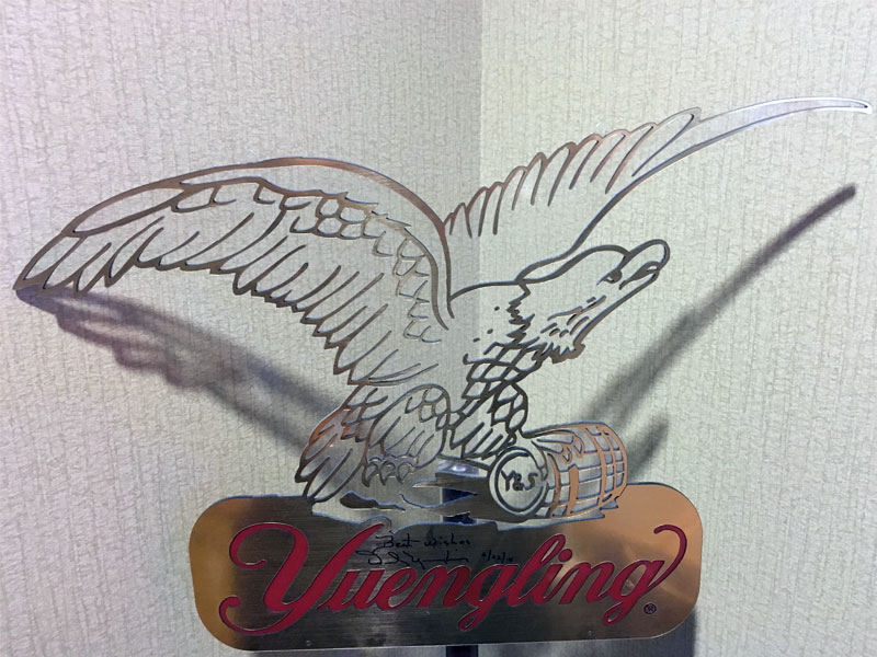 Popon | Image Gallery | Yuengling Stamped Metal Beer Sign