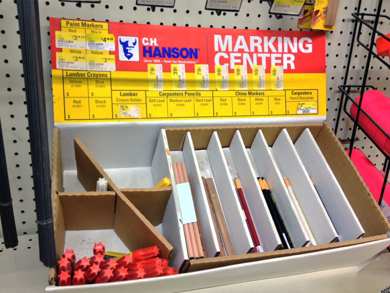 Popon | Image Gallery | C.H. Hanson Marking Center Shelf Display