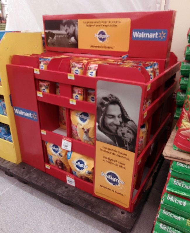Popon | Image Gallery | Walmart Pedigree Pallet Display