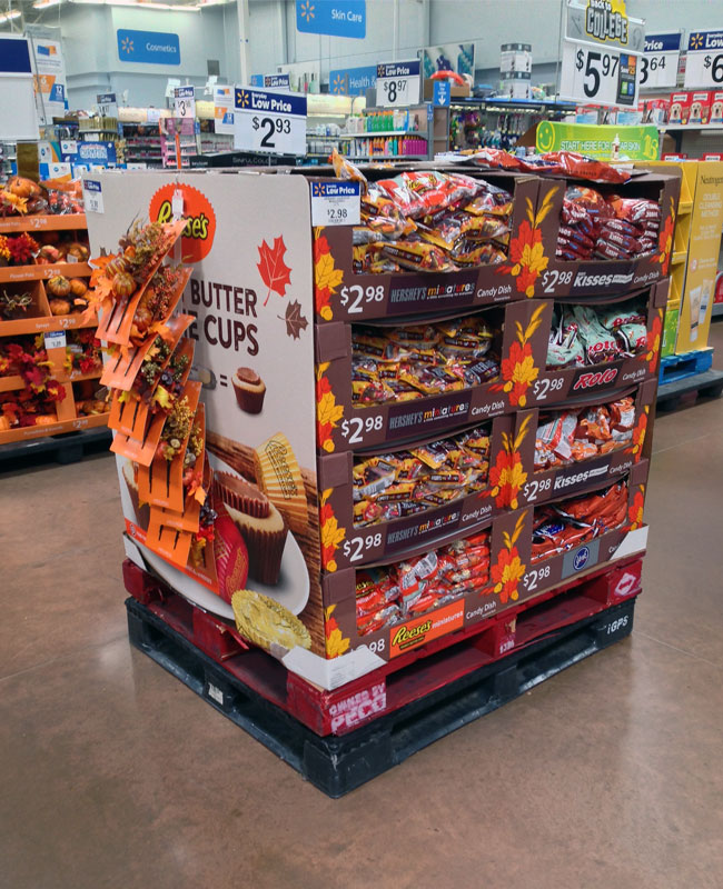 Popon | Image Gallery | Candy Dish Pallet Display