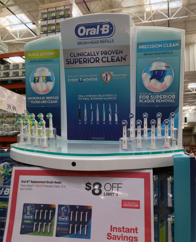 Popon | Image Gallery | Oral-B Precision Floss Shelf Display