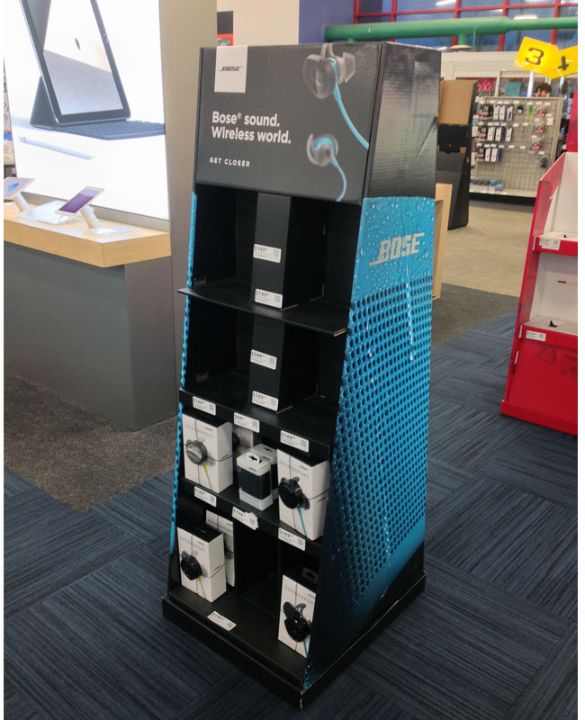Popon | Image Gallery | Bose Wireless World Floor Display