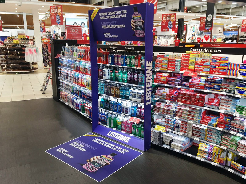 Popon | Image Gallery | Listerine Total Zero Inline Display