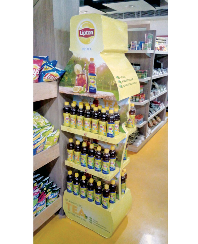 Popon | Image Gallery | Lipton Be Awake Floor Display