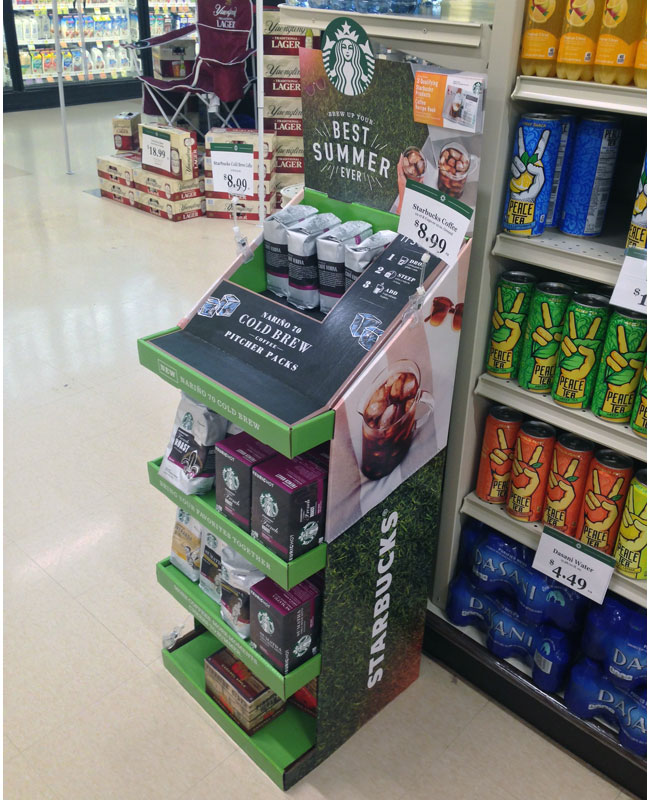 Popon | Image Gallery | Starbucks Best Summer Floor Display