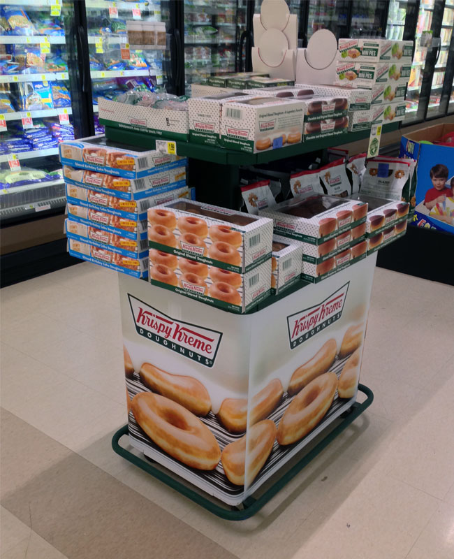 Popon | Image Gallery | Krispy Kreme Rolling Floor Display
