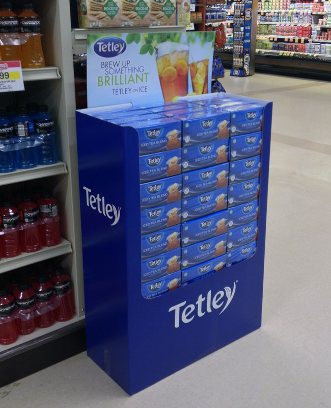 Popon | Image Gallery | Tetley Ice Stacker Floor Display