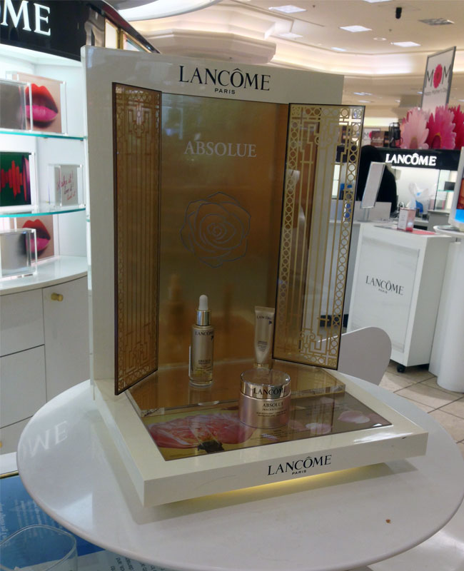 Popon | Image Gallery | Lancome Absolue Counter Display