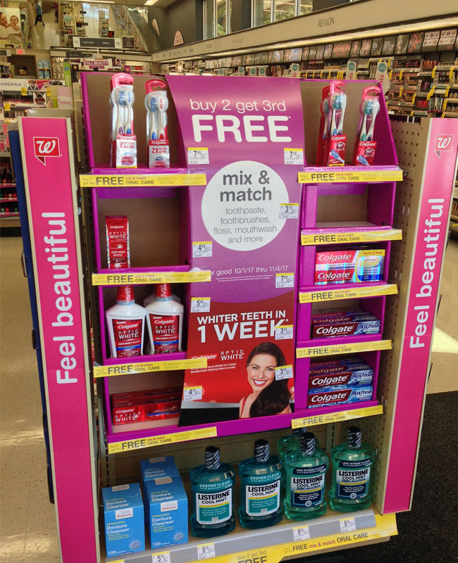 Popon | Image Gallery | Colgate Mix And Match End Cap Display