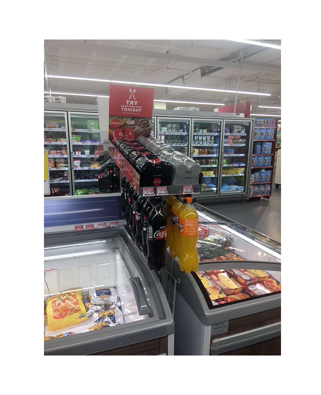 Popon | Image Gallery | Coca-Cola Cooler Slider Display