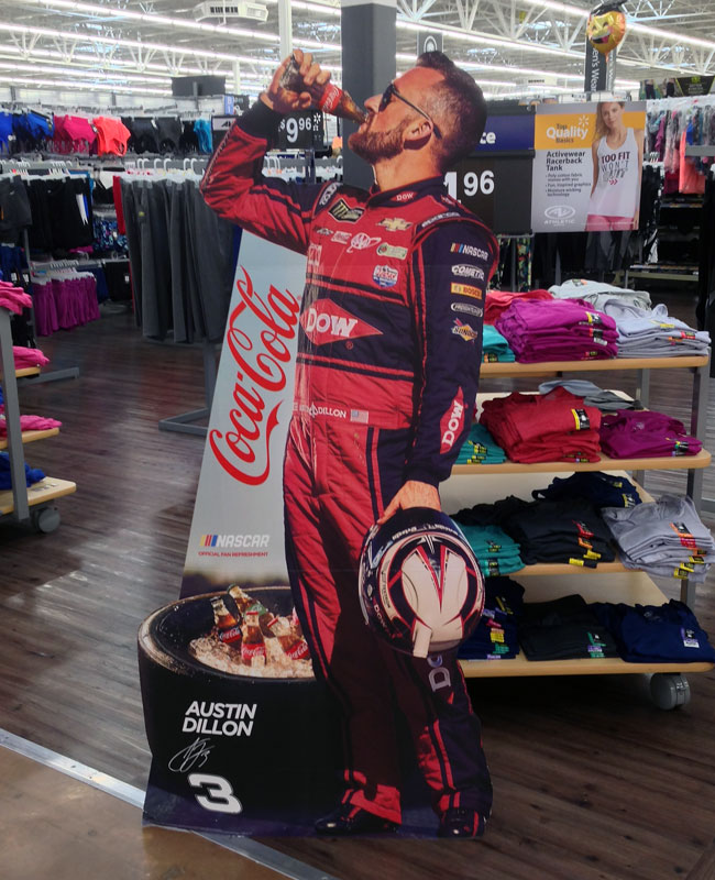 Popon | Image Gallery | Austin Dillon Standee Display
