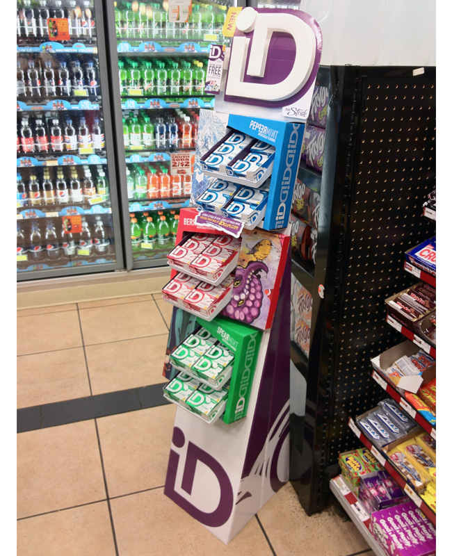 Popon | Image Gallery | ID Gum Floor Stand Display