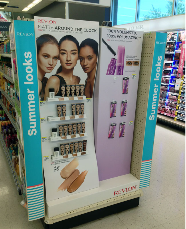 Popon | Image Gallery | Matte Around The Clock End Cap Display