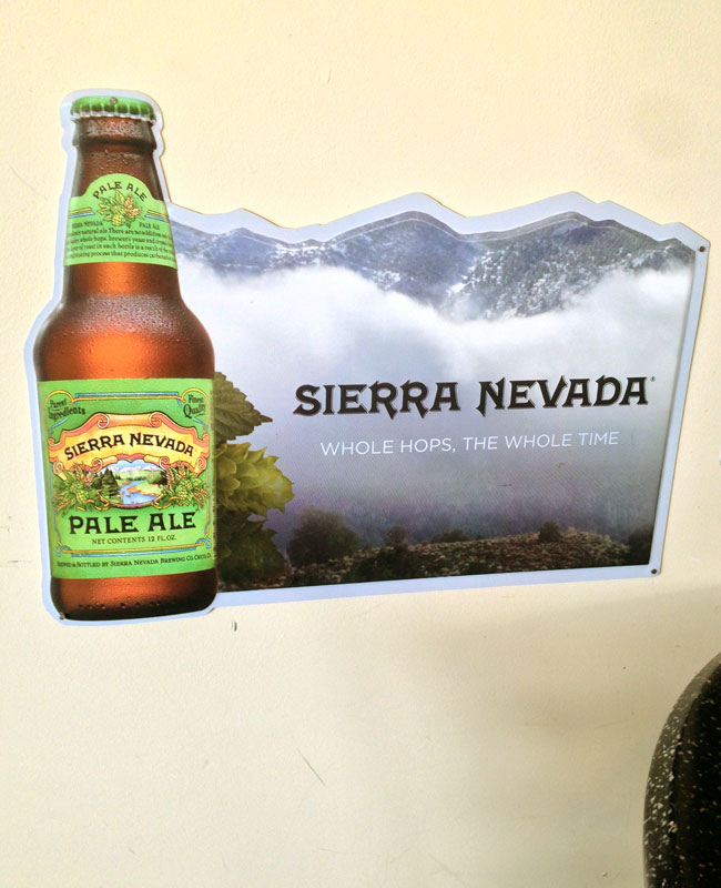 Popon | Image Gallery | Whole Hops Metal Beer Sign