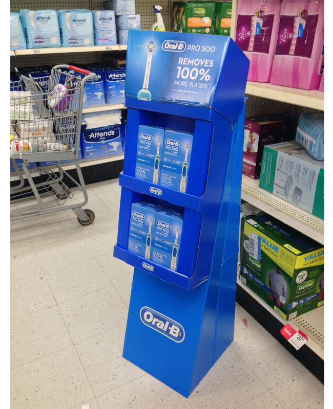 Popon | Image Gallery | Oral-B Pro 500 Floor Display