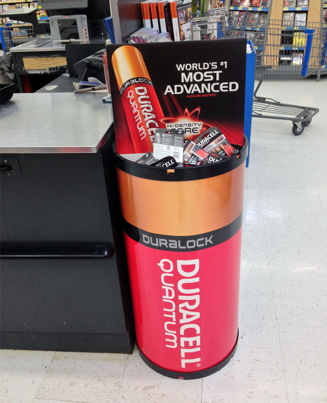 Popon | Image Gallery | Duracell Duralock Dump Display