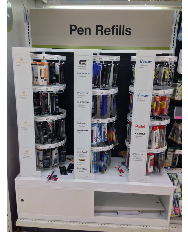 Popon | Image Gallery | Pen Refills Spinner Displays