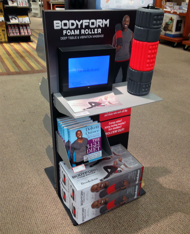 Popon | Image Gallery | Foam Roller Floor Display