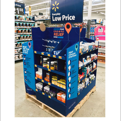 Popon | Image Gallery | Emergen-C Dump Bin Floor Display