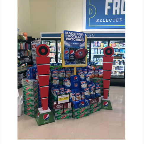 Popon | Image Gallery | Pringles End Cap Gravity Feed Displays