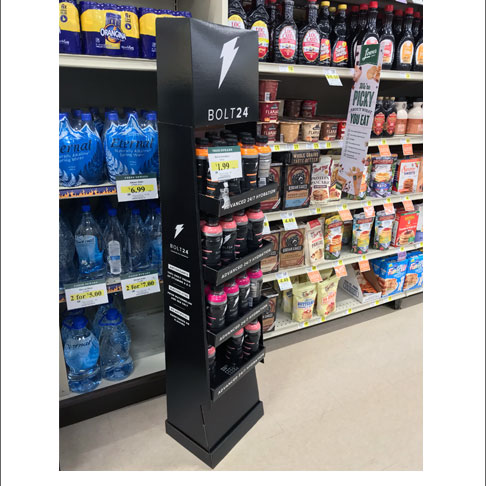 Popon | Image Gallery | Cruiser Case Stacker Floor Display