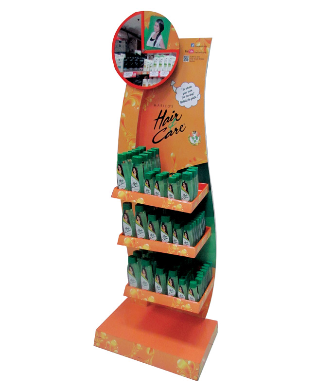 Popon | Image Gallery | Marico's Hair Care Floor Display