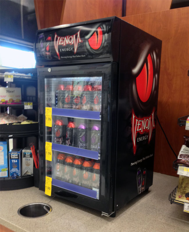 Popon | Image Gallery | Venom Energy Counter Cooler Display