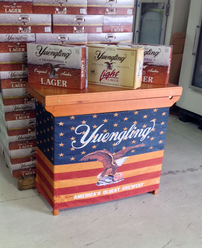 Popon | Image Gallery | Yuengling Wood Table Stacker