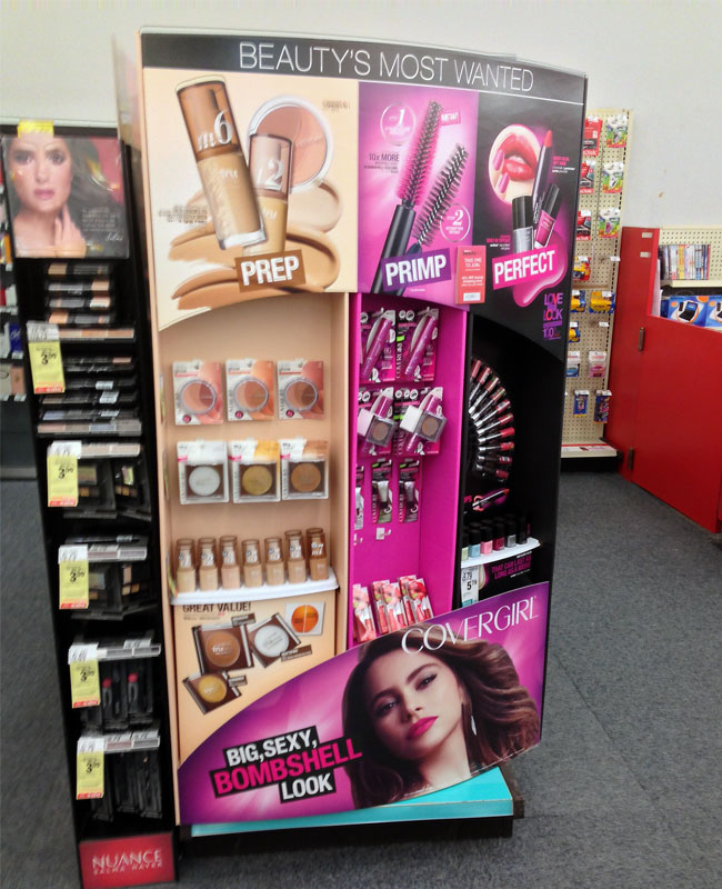 Popon | Image Gallery | Beauty's Most Wanted End Cap Display