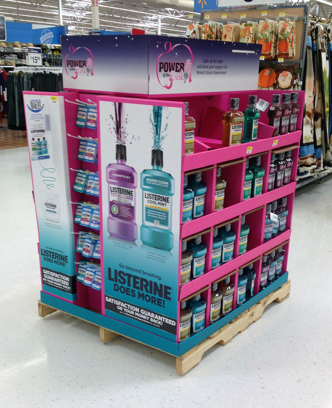 Popon | Image Gallery | Listerine Does More Pallet Display