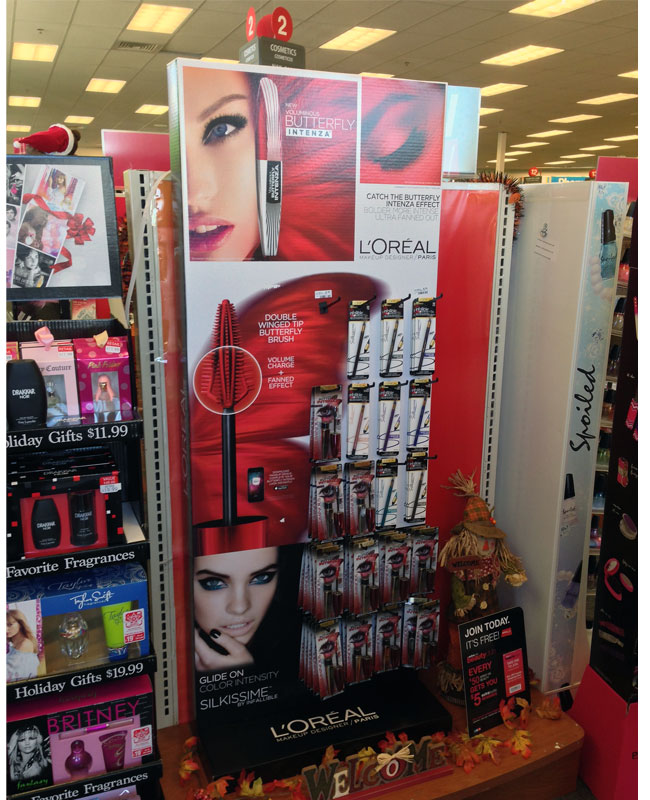 Popon | Image Gallery | Makeup Designer End Cap Display