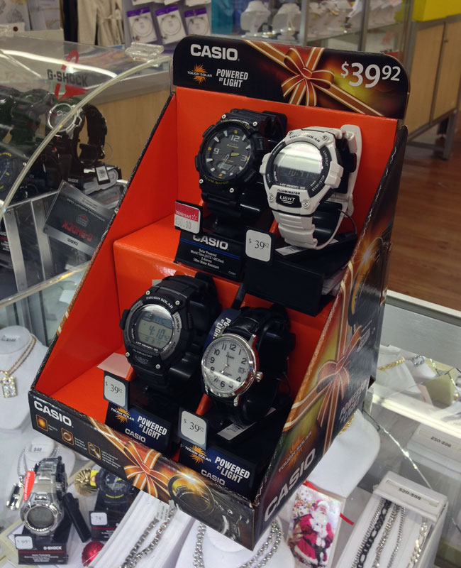 Popon | Image Gallery | Casio Powered Light Counter Display