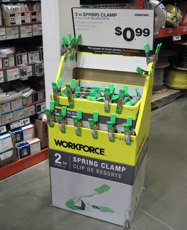 Popon | Image Gallery | Workforce Spring Clamp Display