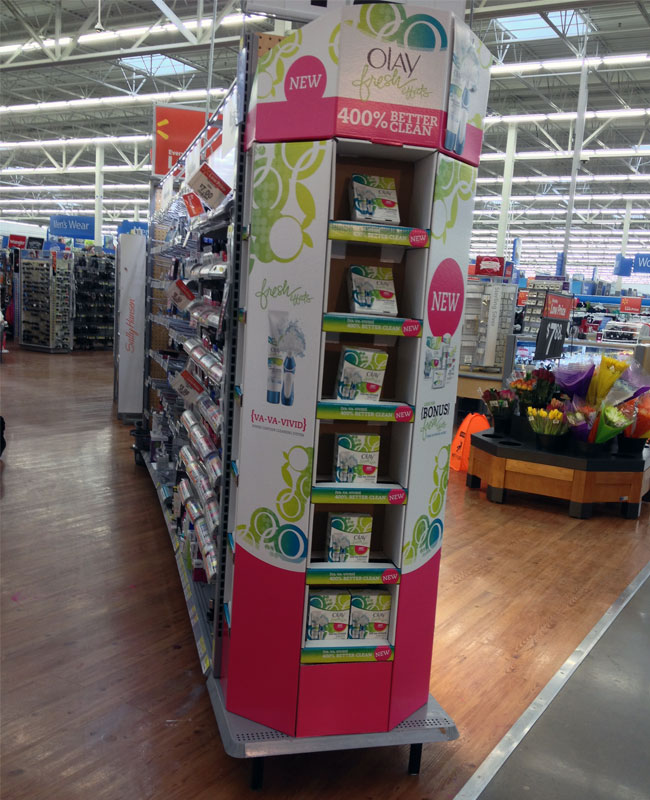 Popon | Image Gallery | Olay Better Clean End Cap Display
