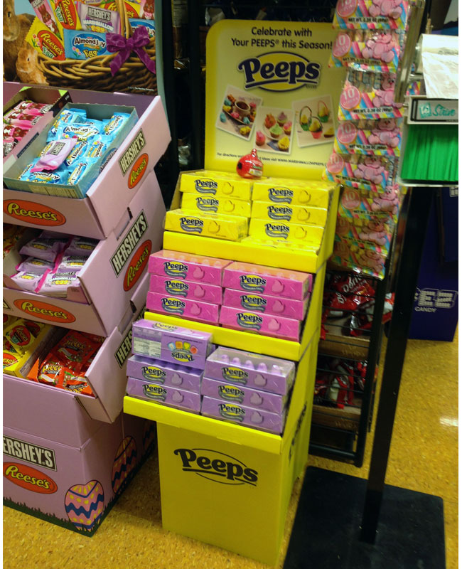 Popon | Image Gallery | This Season Peeps Floor Display